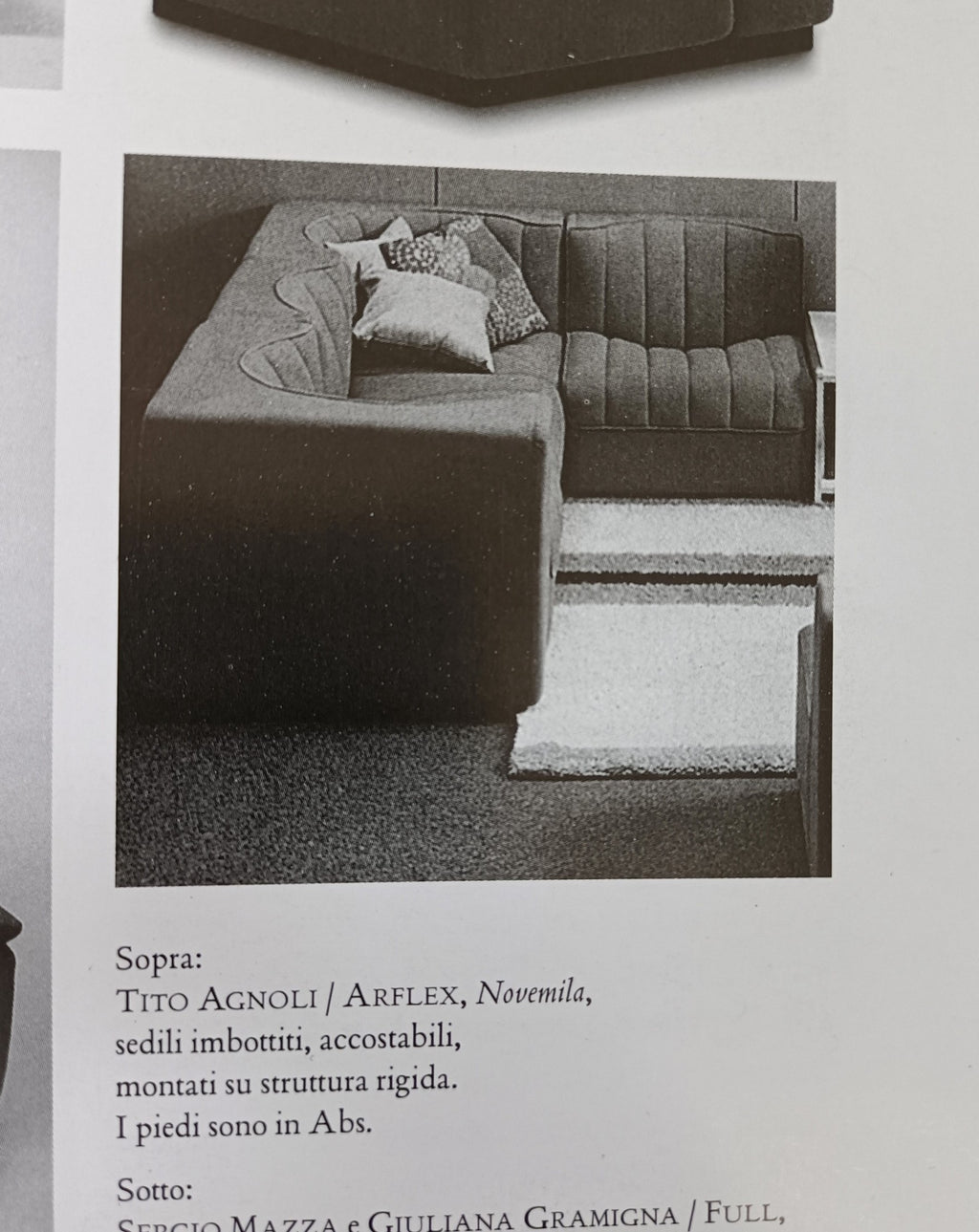 Vintage 9000 modular sofa design Tito Agnoli, ARFLEX 1970s – ilrestaurato